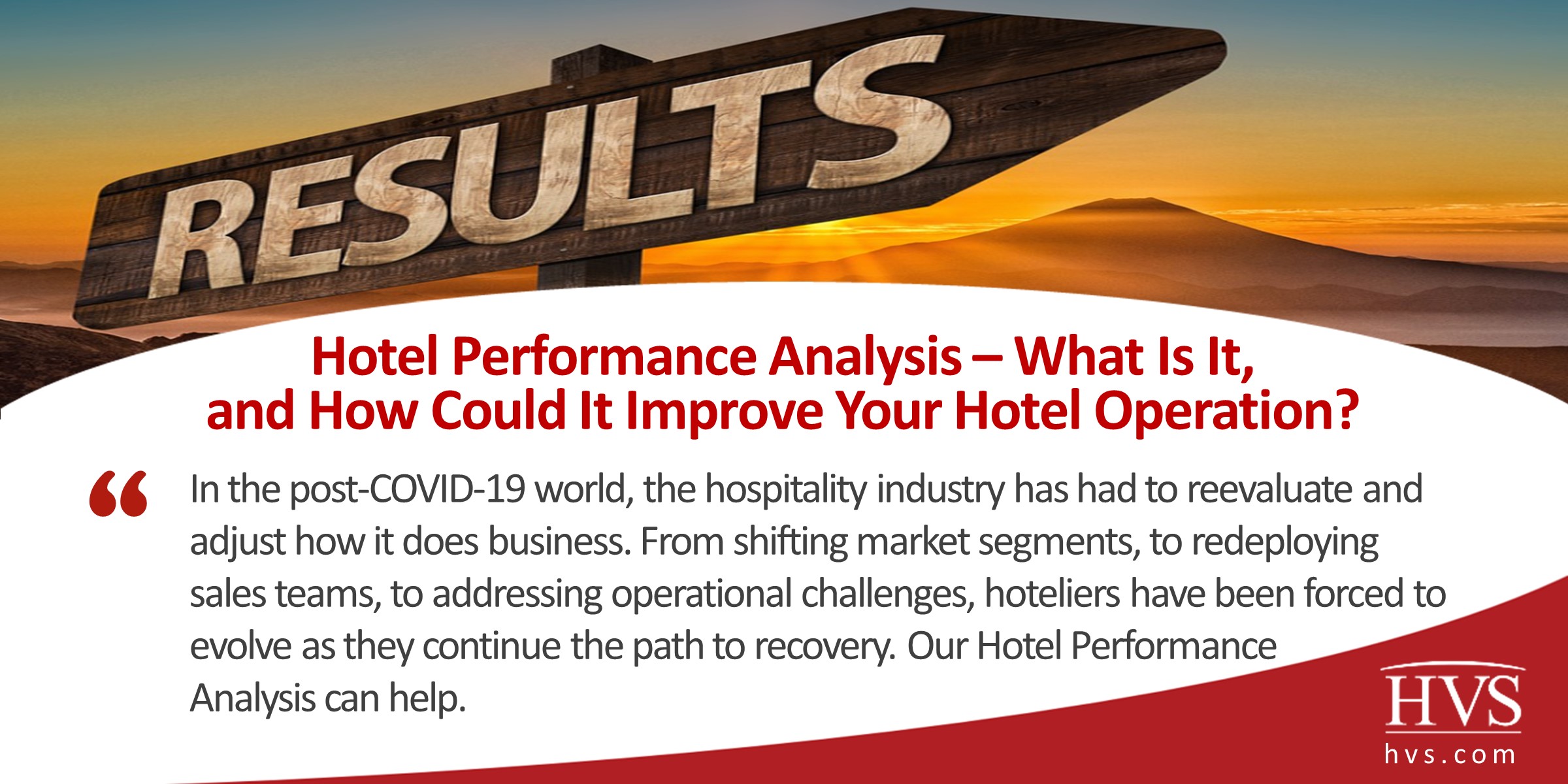 HVS | Hotel Performance Analysis – What Is It, and How Could It Improve ...