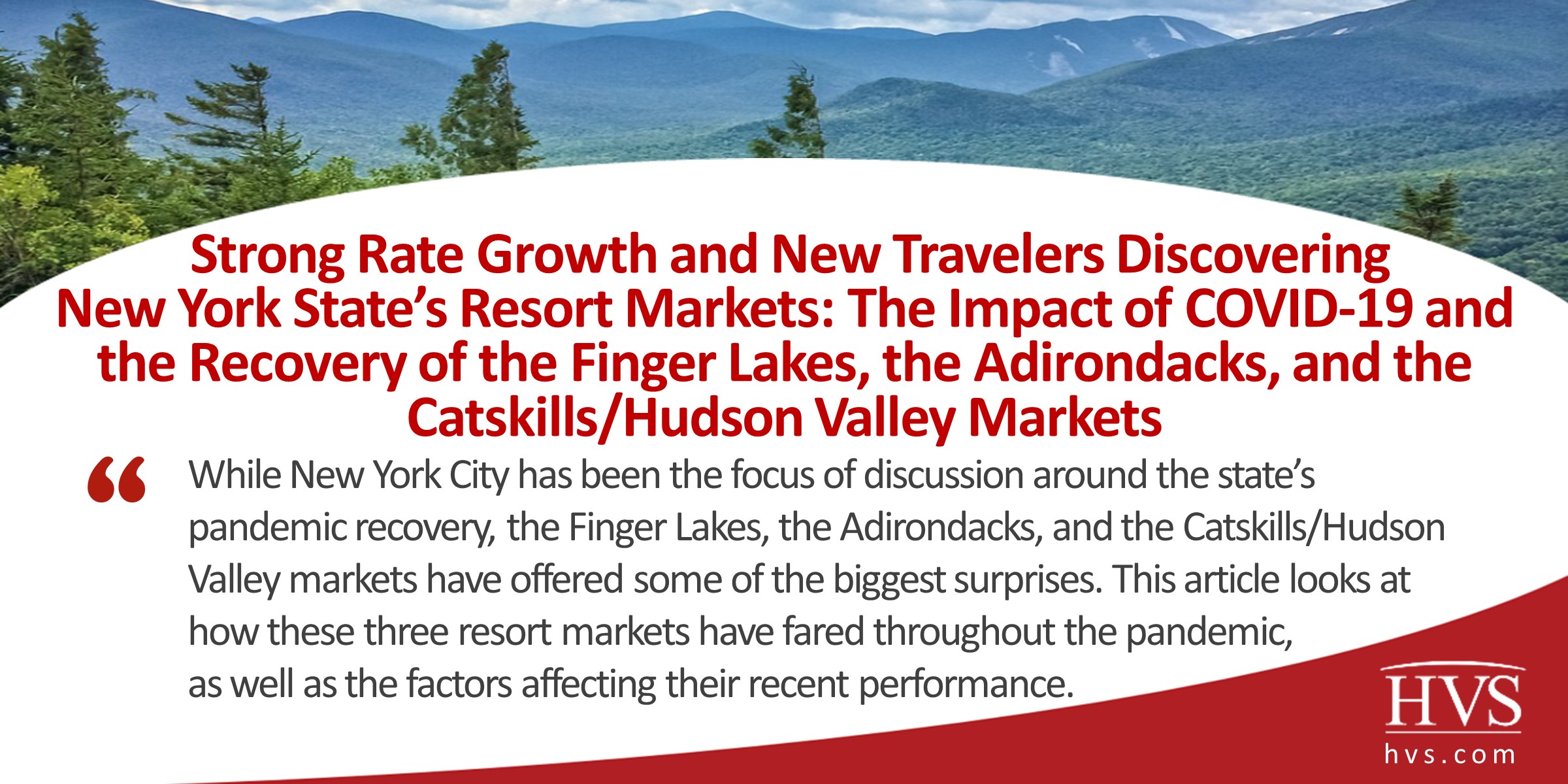 HVS | Strong Rate Growth and New Travelers Discovering New York State’s ... HVS | Strong Rate Growth and New Travelers Discovering New York State’s ...
