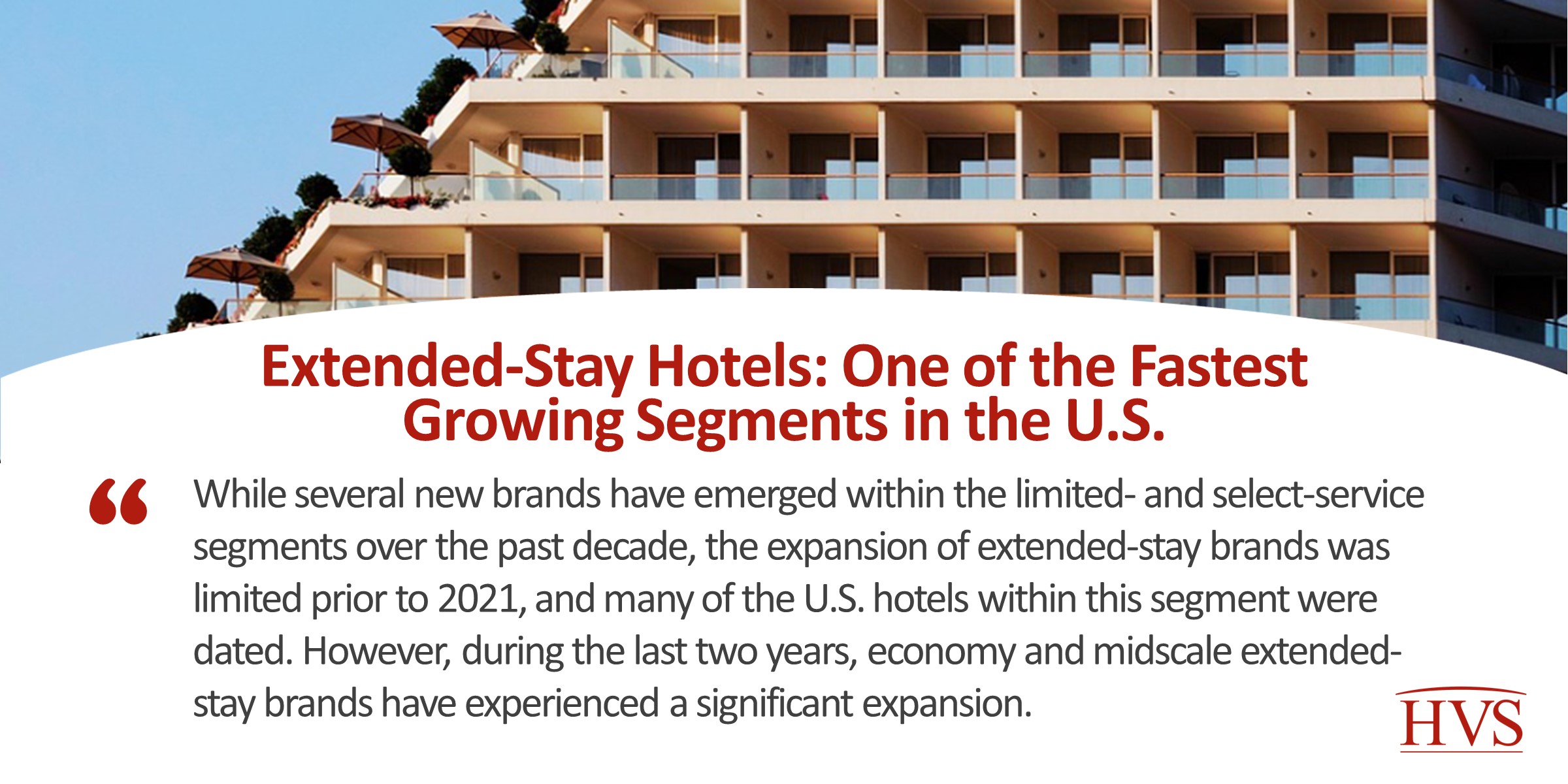 HVS | Extended-Stay Hotels: One of the Fastest Growing Segments in the U.S.