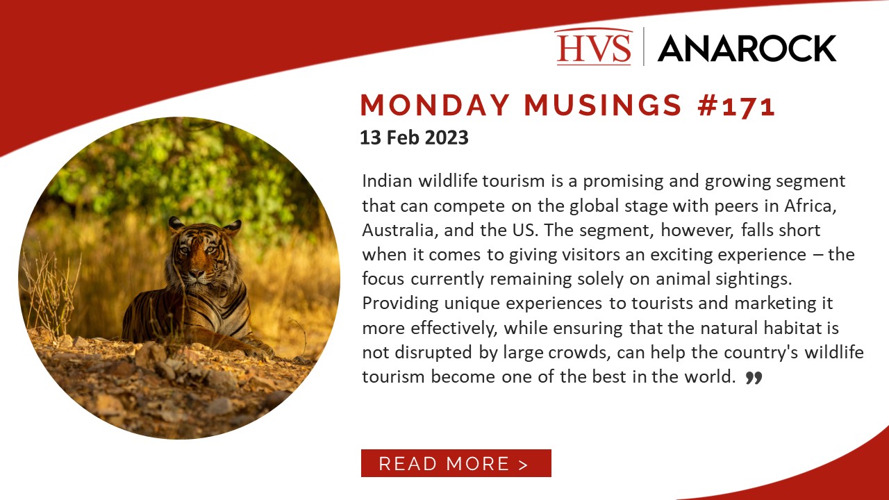 HVS | HVS Monday Musings: Wildlife Tourism in India - The Roar Can Be ...